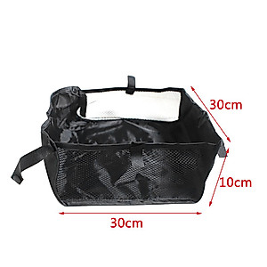Ejoyous Baby Stroller Basket, Under Stroller Organizer Bag Pram Bottom Storage Case Pushchair Shopping Basket for Storing Baby Product, 11.8 x 11.8 x 3.9 Inch