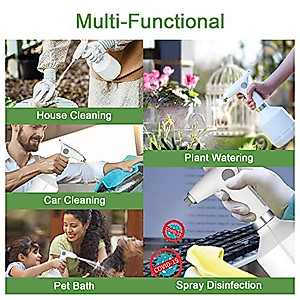 Electric Spray Bottle, LAWNFUL Plant Spray 0.26 Gallon with Adjustable Nozzle for Garden, Indoor and Outdoor Plant, Also Works as Automatic Sprayer Mister