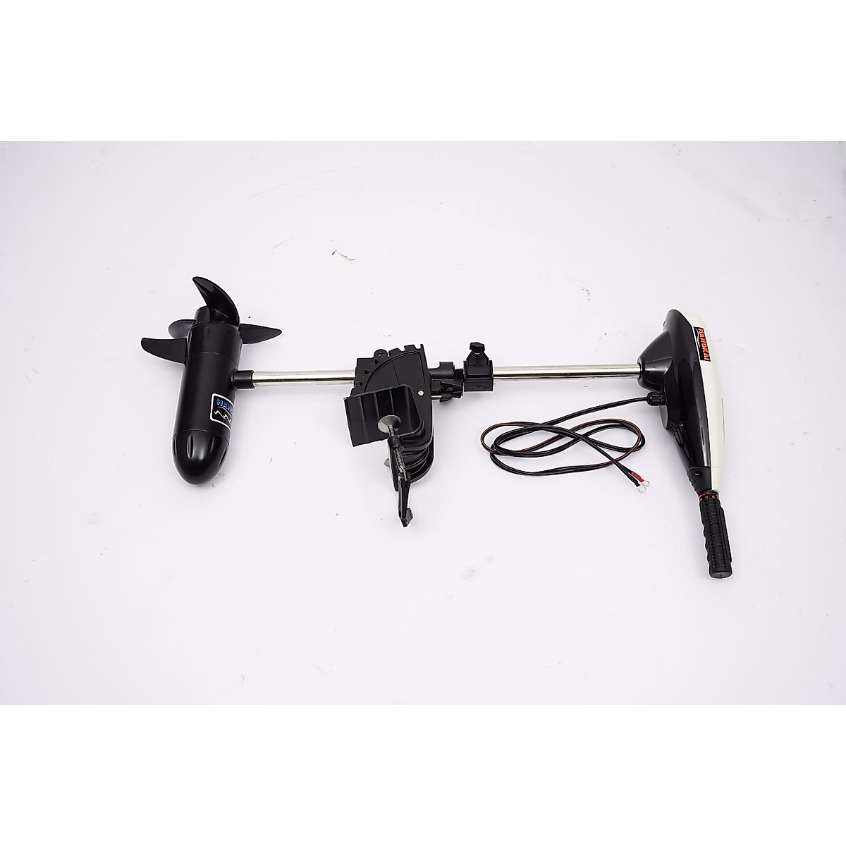 Electric Trolling Motor With 65 Lbs Thrust, Boat Fishing Motor w/Three-blade Propeller, Main Shaft Length & Angle Be Adjusted To Suit Speed Lower Noise For Kayak, Inflatable Fishing Boats