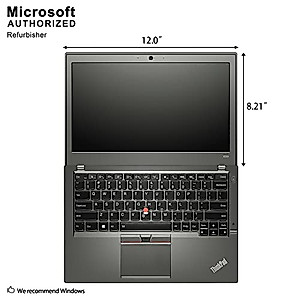 Lenovo ThinkPad X250 Intel i5-5300U 2.30GHz 8GB RAM 256GB SSD Win 10 Pro Webcam (Renewed)