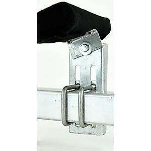 Sturdy Built (2)- 12" Tall Boat Trailer Bunk Brackets Heavy Duty Double U Bolt Swivel Top
