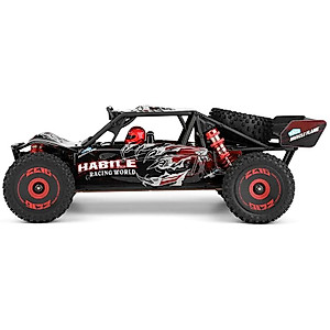 WLtoys 1/12 Brushless 4WD 75Km/h High Speed RC Electric Truck, Remote Control Car with Battery and RC Transmitter - RTR RC Toy Vehicle (RC Cars, RC Truck) (HELIDIRECT)