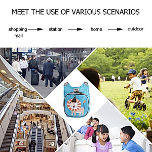 Kisangel Toddler Harness Backpack for Kids Baby Carriers for Kids Baby Sling Kid Backpack Baby Carrier for Kids Baby Backpack Baby Leash Wrist Link Leash for Kids Anti-Lost Child Hand Strap