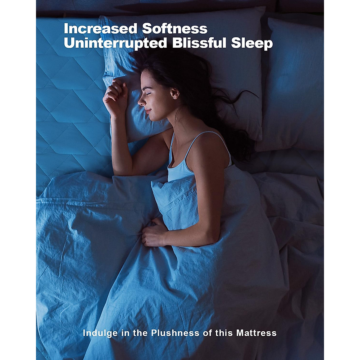 3 Inch Gel Memory Foam Mattress Topper Twin 99x190 cm, Japanese Floor Futon Mattress with Removable Knitted Cotton Cover for Back Pain Pressure Relief, CertiPUR-US and Oeko-TEX Certified, White