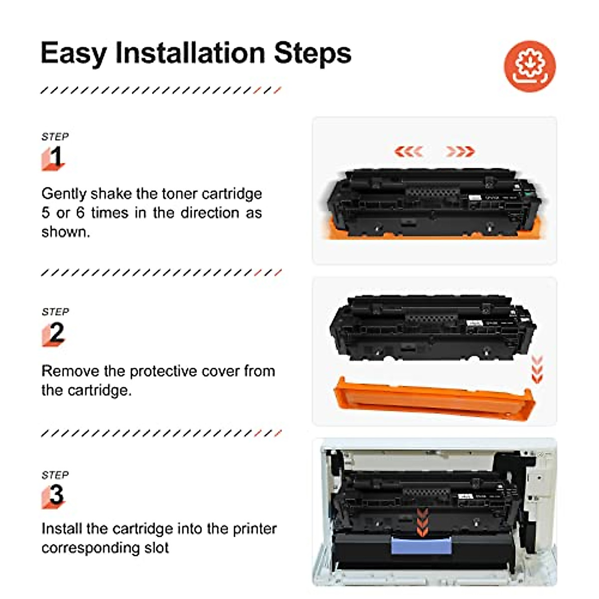 v4ink Remanufactured 410X Toner Cartridge Replacement for HP 410A 410X CF410X CF410A Black High Yield Toner for HP Color Pro MFP M477fnw M477fdw M477fdn M452dn M452dw M452nw M377dw M452 M477 Printer