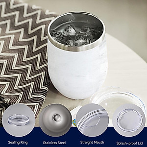 silichee 20 Oz Stainless Steel Wine Tumbler with Lid Gray Neutral Background Ornament Arabesque Greeting Card Wedding Insulated Tumblers Vacuum Coffee Mugs for Hot and Cold Wine,Drinks,Coffee