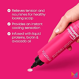 Matrix Instacure Tension Reliever Leave-In Scalp Serum | Moisturizes Dry, Irritated Scalp | Cools Tension in Braids, Protective & Tight Hairstyles | Scalp Pain Relief | 6.8 Fl. Oz. | Vegan
