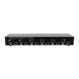 Skywalker Saga Elite™ 6-Zone Volume Control Dual-Source Stereo Speaker Selector