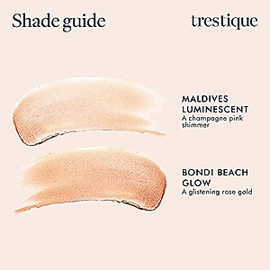 trestique Highlight Stick, Illuminator Makeup For Face, Highlighter Makeup Stick, Face Highlighter Bronzer Makeup - Refillable