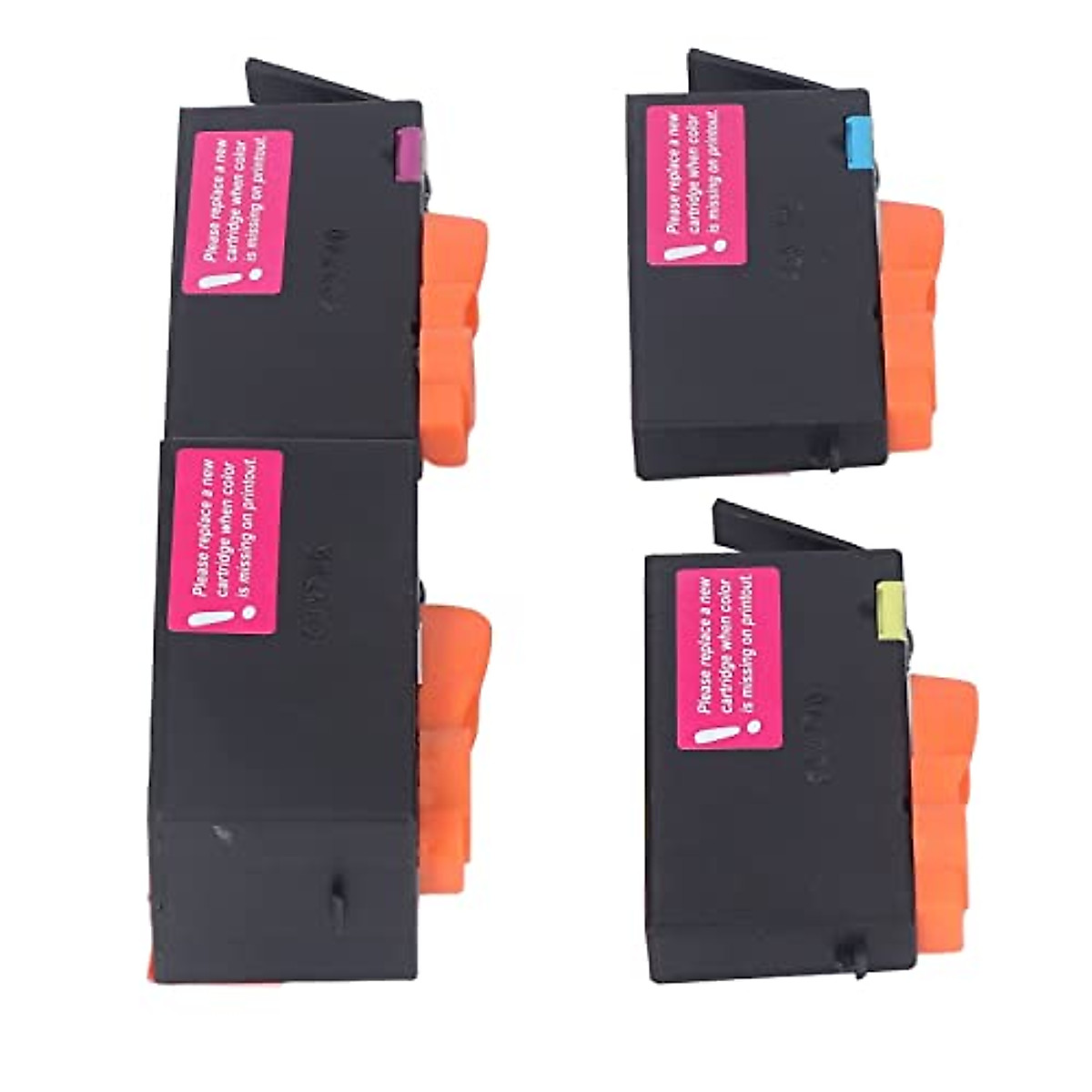 Hilitand 4 Color Ink Cartridges Refill Cartridge Replacement Print Photos, Test Papers, Documents Printer Cartridge for Printer Accessories