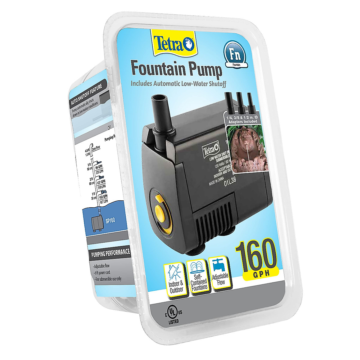 Tetra Pond Statuary Pump for Indoor & Outdoor Ponds & Fountains