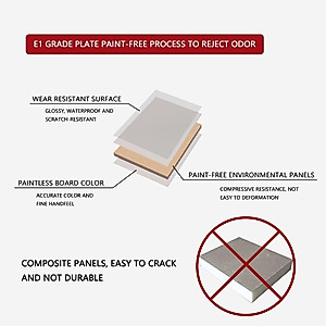 Trroec 97.63" L Shape Desk with 51" File Cabinet, Corner Dresser, Desk with Dresser, Desk with Dresser Combo; Executive Desk with Storage