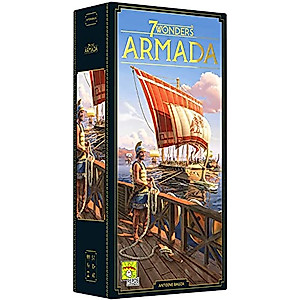 7 Wonders Armada Board Game EXPANSION (New Edition)| Family Board Game | Civilization Board Game for Adults| Strategy Board Game for Game Night | 3-7 Players | Ages 10+ | Made by Repos Production