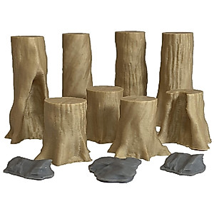 Extruded Gaming Beech Trees Set 2