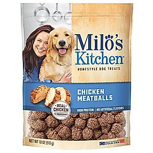 Milo's Kitchen Dog Treats, Chicken Meatballs, 18 Ounce