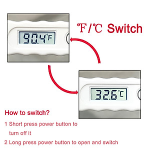 BESTWYA Oral Thermometer, Digital Thermometer for Oral, Rectal or Under Arm Use (A, Pack of 4)