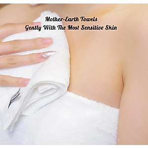 Mother-Earth 6-Pack Bath Washcloths 12"x12" - Soft and Absorbent Face Towels, Quick-Drying Wash Cloths for Sensitive Skin, Premium Quality for Daily Use (Blue-Pink)