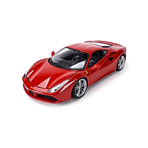 HTLNUZD 1/18 488 GTB Sports Racing Car Model Alloy Car Static for Ferrari Die Cast Vehicles Collectible Gift
