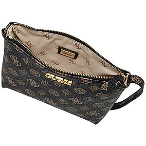 GUESS womens Lilica Bucket, Brown Logo, one size US