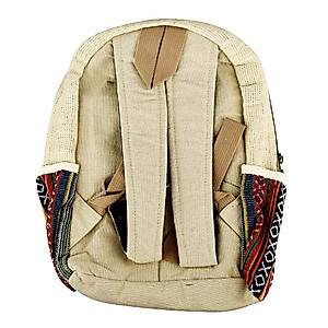 Threadheads Himalayan Hemp Woven Mini Backpack - 11" x 13"