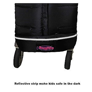 Sunday Anti-kick Stroller Blanket,Toddler Stroller Universal Footmuff Cosy Toes Buggy Pushchair Sleeping Bag Waterproof,Anti-Slip,Extendable,Multifunction Use Stroller Winter Cover