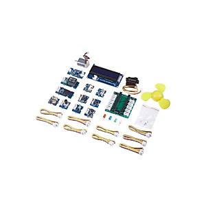 Seeed Studio Grove Starter Kit for Raspberry Pi Pico, with Detailed Tutorials and Supports Micropython, Compatible with Pico Attach Free Courses, Plug to Use, No Wiring, No Welding.