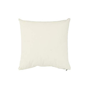 Creative Co-Op Oh, Hello Embroidered Square Cotton Pillow, Grey
