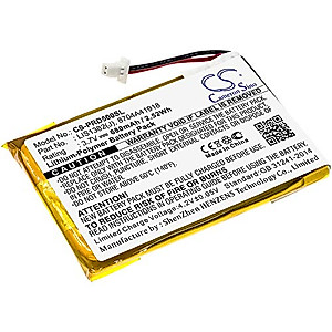 SPANN Battery Replacement for Sony Portable Reader PRS-500, Portable Reader PRS-500U2, Portable Reader PRS-505, Part No: 1-756-769-11, 8704A41918, LIS1382(J) 3.7V