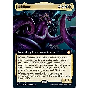 Magic: the Gathering - Nihiloor (323) - Extended Art - Forgotten Realms Commander