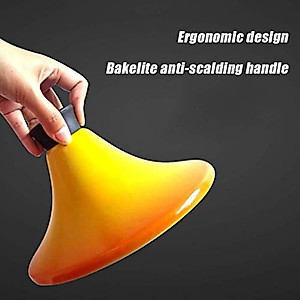 MYYINGBIN Tagine Cooking Pot with Lid Hand Painted Ceramic Casserole Stew Pot Healthy Cookware with Handle, Red