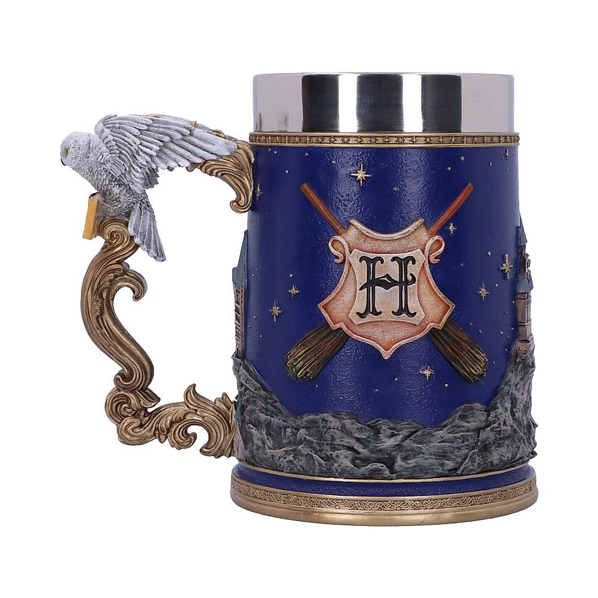 Nemesis Now Officially Licensed Harry Potter Hogwarts Collectible Tankard 15.5cm Blue