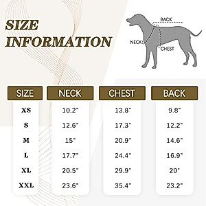 T'CHAQUE Warm Dog Winter Coat Dress Waterproof Puppy Clothes, Stylish Dog Dress Holiday Costume for Small Medium Dogs Girl, Cozy Pet Clothing Party Dresses Cold-Weather Dog Coats with Leash Hole