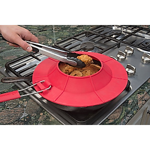 JAZ Innovations Splatter Guard Pro, One Size, Red