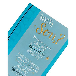 UK Greetings Son Birthday Card - Birthday Card for Him - Sentimental Birthday Card, Multi, 725900-0-1, 165x254mm