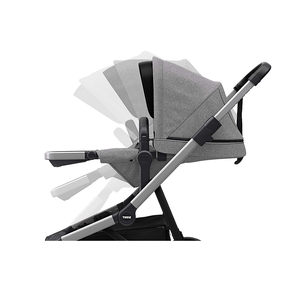 Thule Sleek City Stroller, Grey Melange