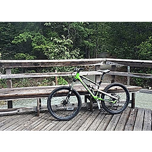 SwishTi Marechal Sollers Mountain Bicycle Bike Frame for All Mountain/Enduro/Free Ride use w/Rockshox Shock in 26"/27.5" (Green, 27.5")
