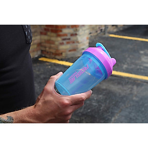 Rogue Energy Shaker Bottle, 16-Ounce, 500ml, BPA Free, Dishwasher Safe, Blue & Pink (Unicorn Edition)