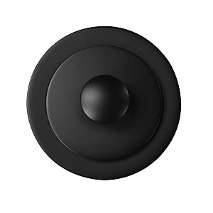 Westbrass Twist & Close Tub Trim Set with Two-Hole Overflow Faceplate, Matte Black, D94-2-62