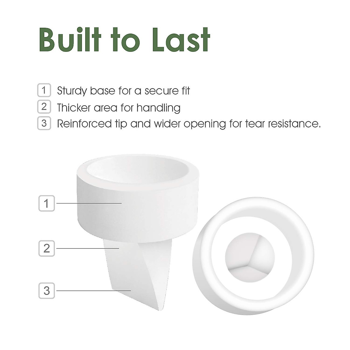 Maymom 6 Count Duckbill Valves Compatible with Spectra S1 Spectra S2 Spectra 9 Plus. Not Original Spectra Pump Parts Replace Spectra Duckbill Valve Not Original Spectra S2 Accessories (White x 6)