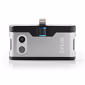 FLIR ONE Gen 3 iOS Thermal Camera Accessory + General Tools MMD4E Digital Moisture Meter Water Leak Detector
