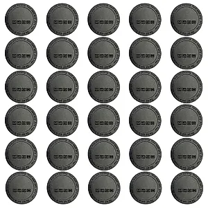 MaehSab 30 Pcs Rubber Bottoms for Sublimation Tumblers, Anti-Slip Self-Adhesive Silicone Bottom Pads for Skinny Slim Tumblers Mason Jars, Wine Tumblers (Black, 2.2 Inches)