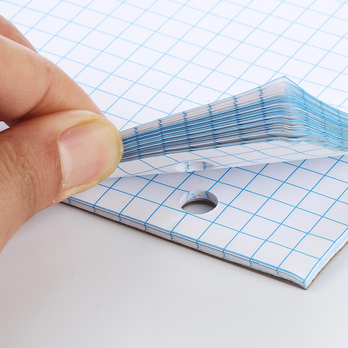 Mr. Pen- Graph Paper, Grid Paper Pad, 4x4 (4 Squares per inch), 8.5"x11", 55 Sheets, 3-Hole Punched, Grid Paper, Graph Paper Pad, Graphing Paper, Computation Pads, Drafting Paper, Blueprint Paper