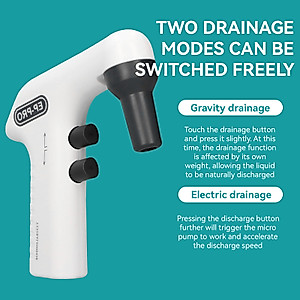 Electric Pipette Controller, Digital Automatic Pipettor 6 Adjustable Speed EP-PRO Pipettor Aid Pump 0.1-100ml, Motorized Pipette Filler for Biology Chemical, 100‑240V(US Plug)