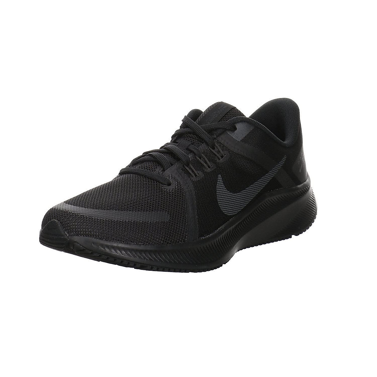 Nike Men's Quest 4 Platform Running Shoes, Black/Dk Smoke Grey, 10.5 M US