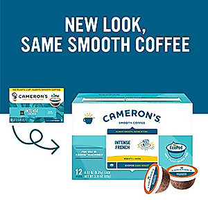 Cameron's Coffee Single Serve Pods, Intense French, 12 Count (Pack of 1)