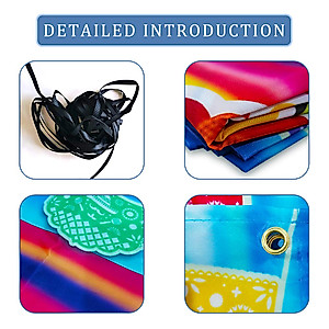 Large Fiesta Banner, Mexican Fiesta Party Supplies Decoration, Cinco De Mayo Party Supplies, Baby Shower Party Banner (Multicolor)