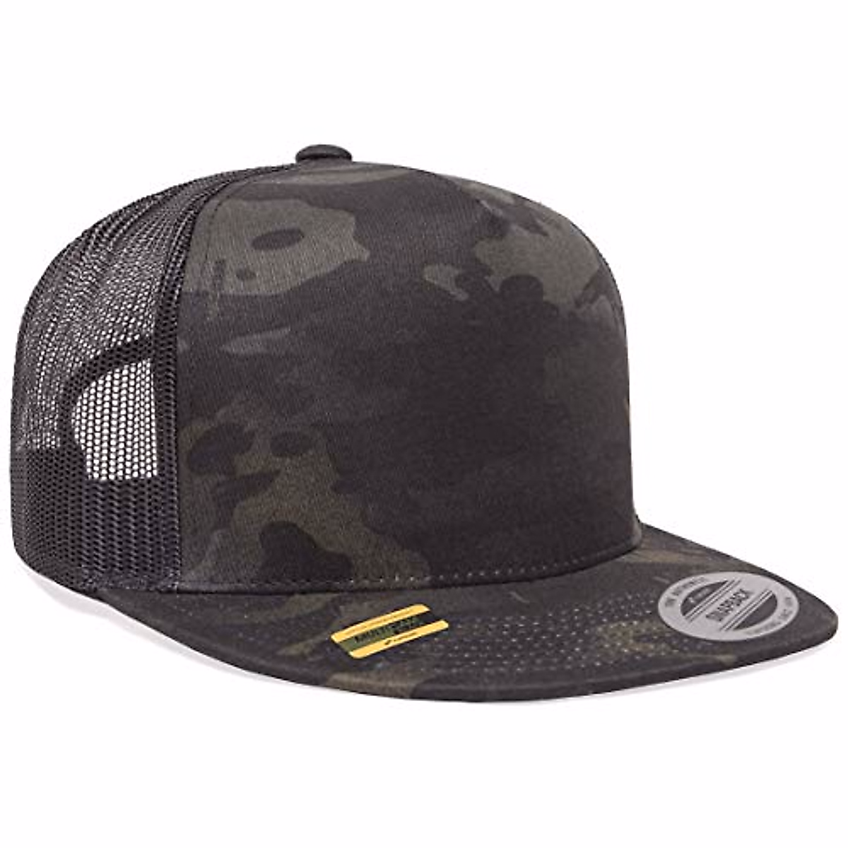 Flexfit Men's one_Size Trucker Cap, Black, Alpha