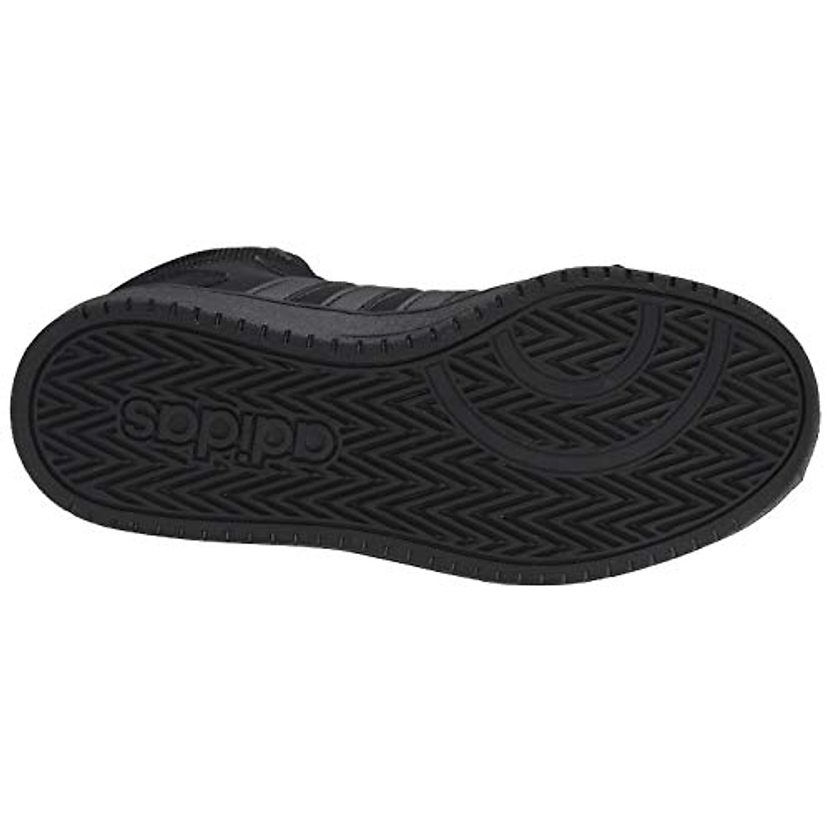 adidas Men's Hoops 2.0 MID Sneaker, core Black/core Black/Grey Six, 9.5 M US