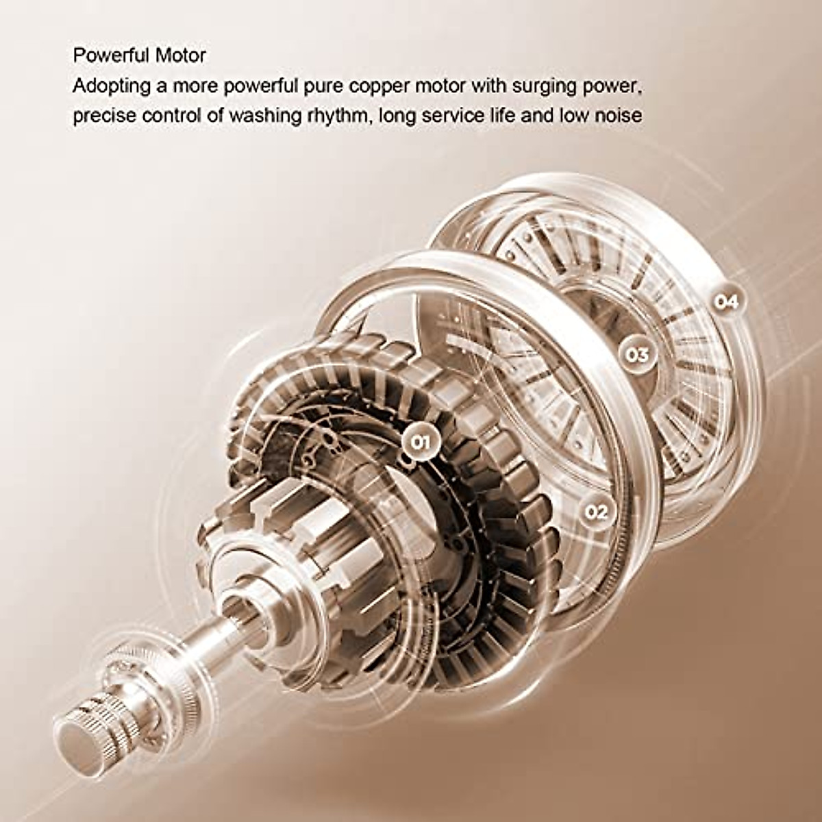 Portable Washing Machine, 6L 30W Portable Washer Small Washer with Drain Bucket Small Items, Ideal Choice for Camping, RV, Travel, Small Spaces, Lightweight and Easy to Carry