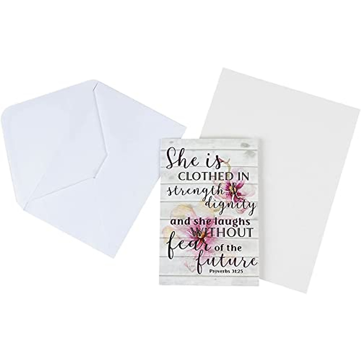 60 Pack Christian Inspirational Greeting Cards with Envelopes, Bulk, Motivational Bible Verses Scripture (Floral Design, 4x6 In)